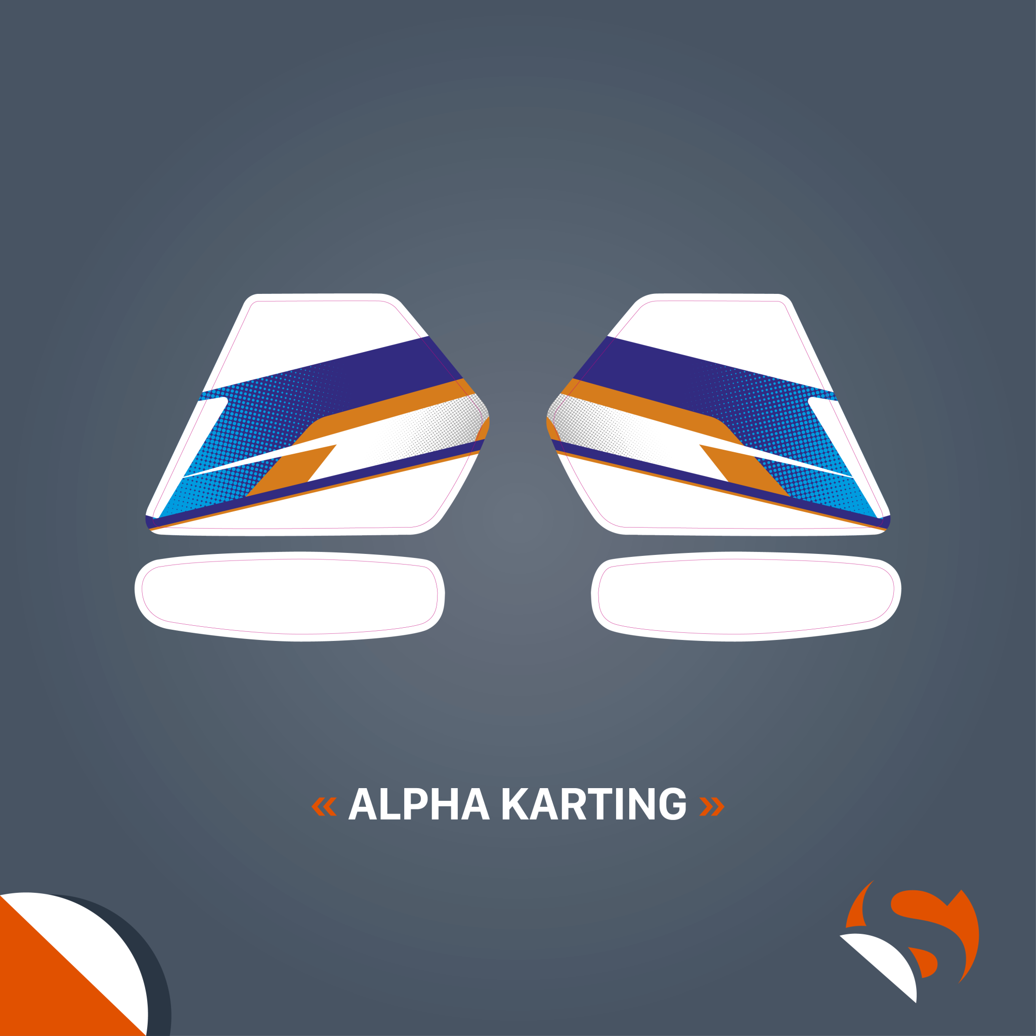 RESERVOIRS - ALPHA KARTING - MonStickerPerso